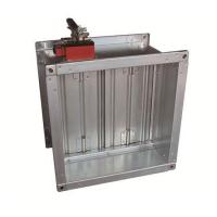 China Galvanized Steel 70°C Fire Damper for HVAC Ductwork 2-3mm Q235 for sale