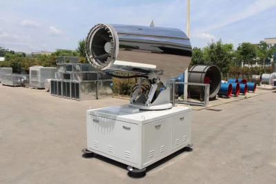 Cina Riparato scriva a cannone della nebbia di rimozione di polvere di 50m la macchina a macchina del cannone di 304 foschie di acciaio inossidabile in vendita