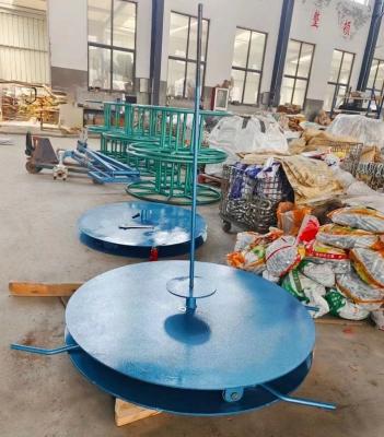 China O dispositivo da plataforma giratória que coloca o tipo vertical carretel do suporte de fio está de amarração ferramentas da construção à venda