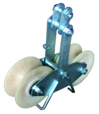 China Special Customized Tandem Stringing Pulleys For Two Or Three Conductor Lines for sale