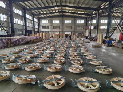 China Three Aluminum Sheaves Helicopter Stringing Blocks For Stringing The Pilot  Rope for sale