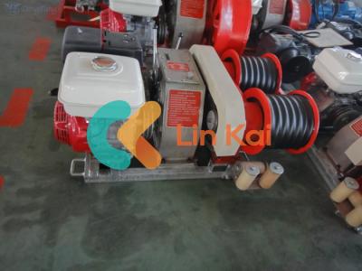 China 30 Kn 50kn 9KW Powered Double Capstan Cable Winch Tower Erection Equipment for sale