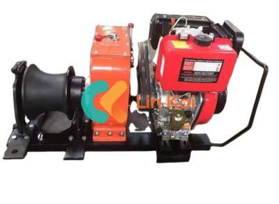 China Four Gear 8Ton Cable Winch Puller Machine With 3 KW 4.5 KW. 8 KW Power for sale