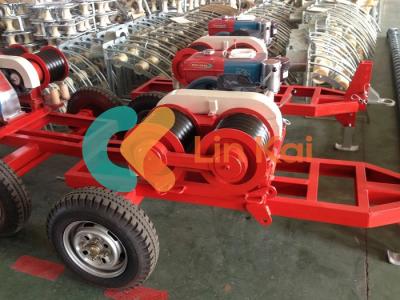 Cina 5T di resistenza pesante doppio tamburo a gasolio cavo Capstan Winch rimorchio in vendita