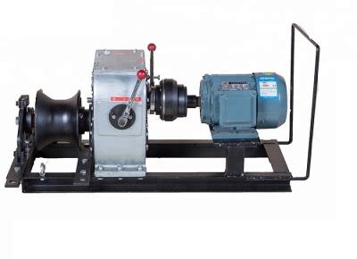 China 220 Volt Cable Pulling Tools Electric Engine Powered For Underground Power Site for sale