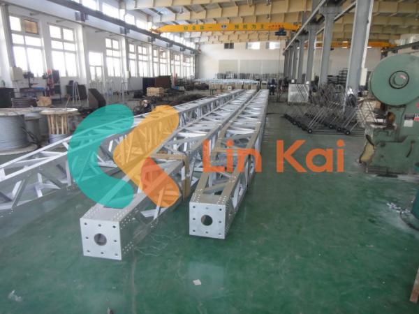 Inner Suspension Aluminum Alloy Gin Pole Tower Erection Tools 1 Year Warranty