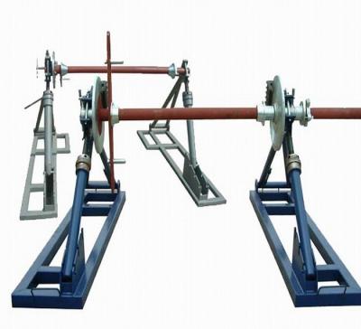 China 50 KN Rated Load Mechanical Cable Pulling Stand For Releasing Wire for sale