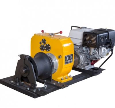 China 8T Gasoline Engine Powered Small Cable Puller In Power Line Construction for sale