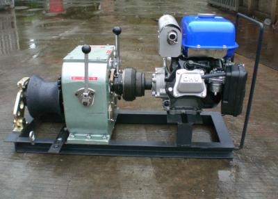 China Shaft Driven Cable Winch Puller 30KN Fast Speed For Line Construciton for sale