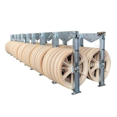 China MC Nylon Sheave 60KN 660MM Conductor Stringing Blocks for sale