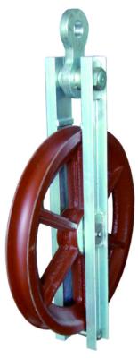 China Wire Rope Cable 160KN Conductor Stringing Blocks for sale