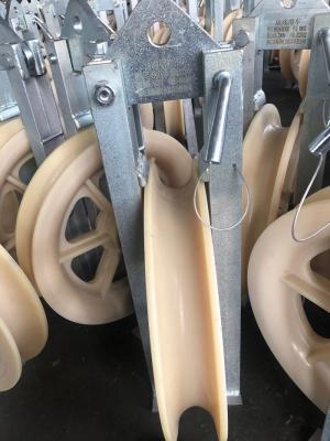 Cina linea sopraelevata di Stringing Blocks For del conduttore della ruota 40kN tre in vendita