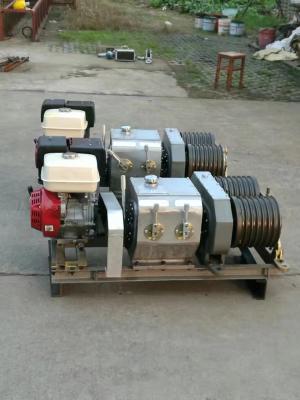 China Double Drum 50KN Motorized Winches Of Transmission Line Construction Equipment for sale