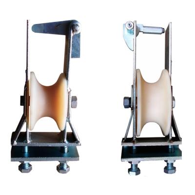 China Swerve Skyward Nylon Roller Hook Type Sheave Conductor Stringing Block for sale