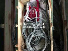 Type indépendant de poulie de Poising Sheave Balanced de conducteur panneaux principaux pour quatre conducteurs de paquet