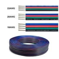 China RGB Light Wire 2Pin 3Pin 4Pin 50m Roll UL1007 PVC Cable for LED Strip for sale
