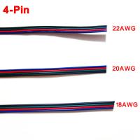 China RGB Light Wire 2Pin 3Pin 4Pin 50m Roll UL1007 PVC Cable for LED Strip for sale