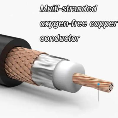 Cina Flexible Coaxial Power Cable With Black PVC Sheath 6.0mm Outer Diameter Aluminum Foil Shield in vendita