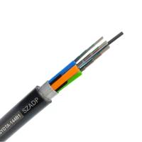 China Small Diameter FTTH Fiber Optic Cable Light Weight PE Jacket 2-216 Cores 10.7-17mm for sale