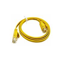China White RJ45 Cat6 Flat Patch Cord 1m-50m Ethernet Cable 24AWG Copper for sale