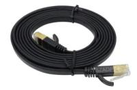 China White RJ45 Cat6 Flat Patch Cord 1m-50m Ethernet Cable 24AWG Copper for sale
