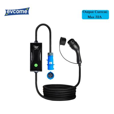 China De Draagbare Ev Lader van EVCOME met 5M Or Customized Cable SAE J1772 & CEI 62196 & GBT 20234 Te koop