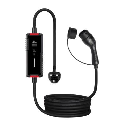 China Draagbare Ev Lader van EVCOME (220V 8A 10A 13A 16A) 5M Or Customized Cable met CEI 62196 van SAE J1772    GBT Te koop