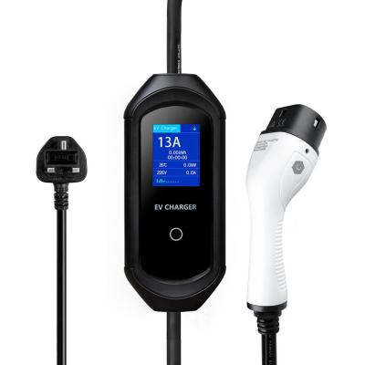 Cina ODM dell'OEM massimo del portatile del caricatore di EVCOME Ev (220V 3.5KW 7KW) 16A Ajutable con l'IEC 62196 GBT 20234 di SAE J1772 in vendita