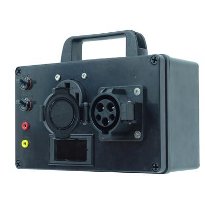 中国 ev charger tester portable 50A ev charger connector with Type 1 socket OEM ODM 販売のため
