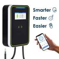 China EVCOME 7kW EV Wallbox Charger with LCD Screen IP65 Type 2 32A for sale