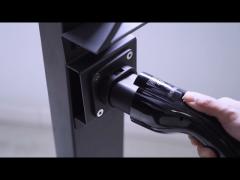 Outdoor Residential Ev Charger Type 2 7kw Electric Car Charger Single Phase