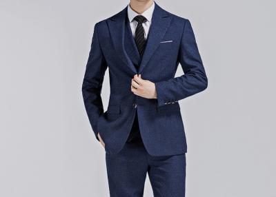 中国 濃紺メンズ タキシードのスーツ、1個の箱の結婚式のための小型の人のタキシード 販売のため