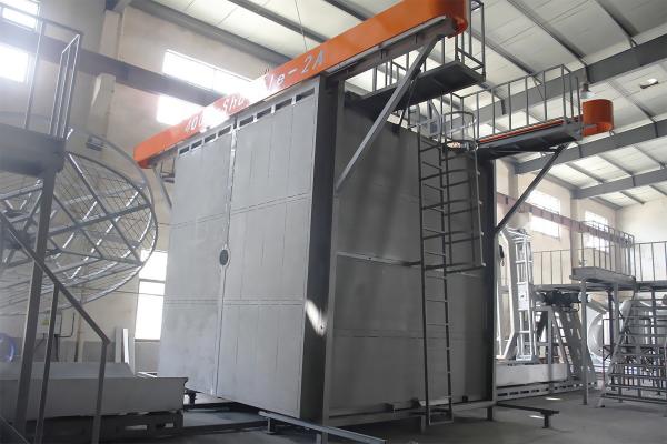 Quality Shuttle Rotomolding Machine 7.5KW PLC Control System 1-8rpm Arm Rotation for sale
