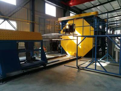 China Geschwindigkeit Rotomolding-Maschine mit 1,2m Arm / 2,5m Arm 7,5KW 100mm/s zu verkaufen