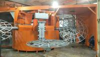 Quality 7.5KW PLC Control Shuttle Rotomolding Machine 100mm/S Mold Closing Speed for sale