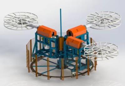Cina Attrezzature per il stampaggio a rotazione a tre braccia per torri automatiche di plastica a forma rotativa controllata da PLC in vendita