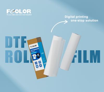 China USA STOCK DTF PET Film 33cm Free Shipping Hot Peel Transfer Film for DTF Printer Ready to Ship for sale