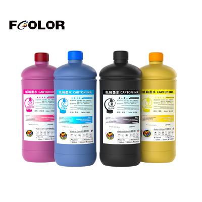 China High Quality Water Based Dye Ink for Epson XP600 I1600 I3200 Printheads Bulk Ink for Carton Printing Vivid Color, Factory Direct for sale