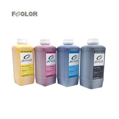 China Fcolor 1000ml Premium Quality Eco Solvent Ink Water Based for BN20 SP540 VS640 for sale