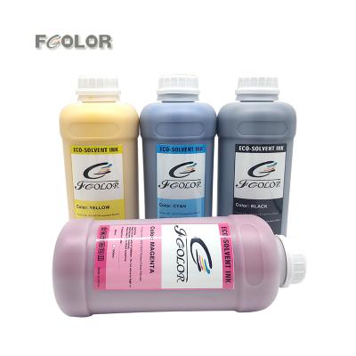 China Fcolor Oil Based Eco Solvent Ink for DX5 DX4 DX7 Printhead Mutoh Roland Mimaki for sale