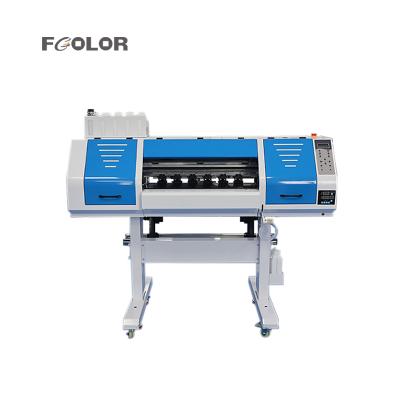 China FCOLOR Durable Fast 24'' 60CM Roll Printing 2 Head DTF Printer Machine XP600 with Powder Shaker for sale