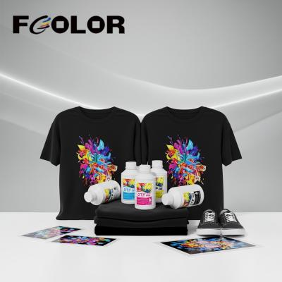China FCOLOR 500ML Transfer DTF Printing Pigment White Ink Direct Printing Pet Film Dtf Ink for epson L1800 L805 Xp600 Dtf T-shirt Ink for sale