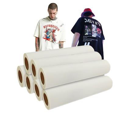 China FCOLOR Fast Ship Double Sided Hotpeel Dtf Printing Film Roll DTF Film 60 cm for Dtf Printer Tshirt Heat Transfer Printing for sale