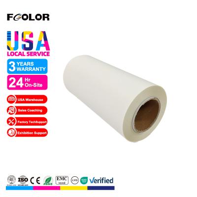 China FCOLOR 30cm*100m 33cm A3 DTF Roll PET Film Direct Transfer Printing Film DTF Printer Heat Transfer PET Film for A3 DTF Printer for sale