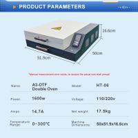 China High Efficiency Double Layer DTF Dryer Oven A3 Print Dimension Fast Curing for sale