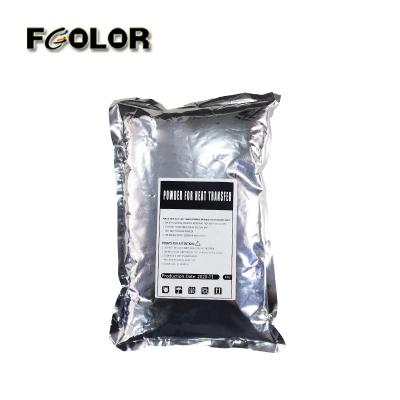 China FCOLOR DTF White Powder Glue PET Film Hot Melt Powder for T-shirt Transfer and Packing Printing Materials USA for sale