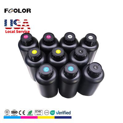 China Fast Curing1000ml LED UV DTF Ink  UV Printer Ink For Epson XP600 I3200 Head for sale