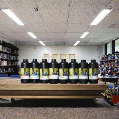 China Fcolor 500ML UV DTF Hot Stamping Transfer Print Varnish Gloss Foil Gold Stamping UV Ink for UV DTF Printing for sale