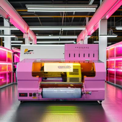 China Hot Sale A3 UV DTF Printer with DX7 Printhead  Pink Color, Dual Side Sticker Printing, Easy to Operate for sale