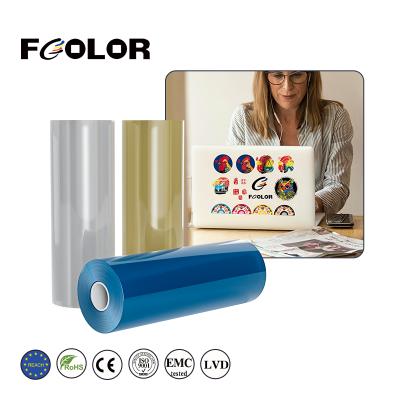 China Fcolor 60cm UV DTF AB Film Transfer Film Sheet Roll UV DTF Sticker for Glass Leather Plastic Wood Steel UV DTF AB Film for sale